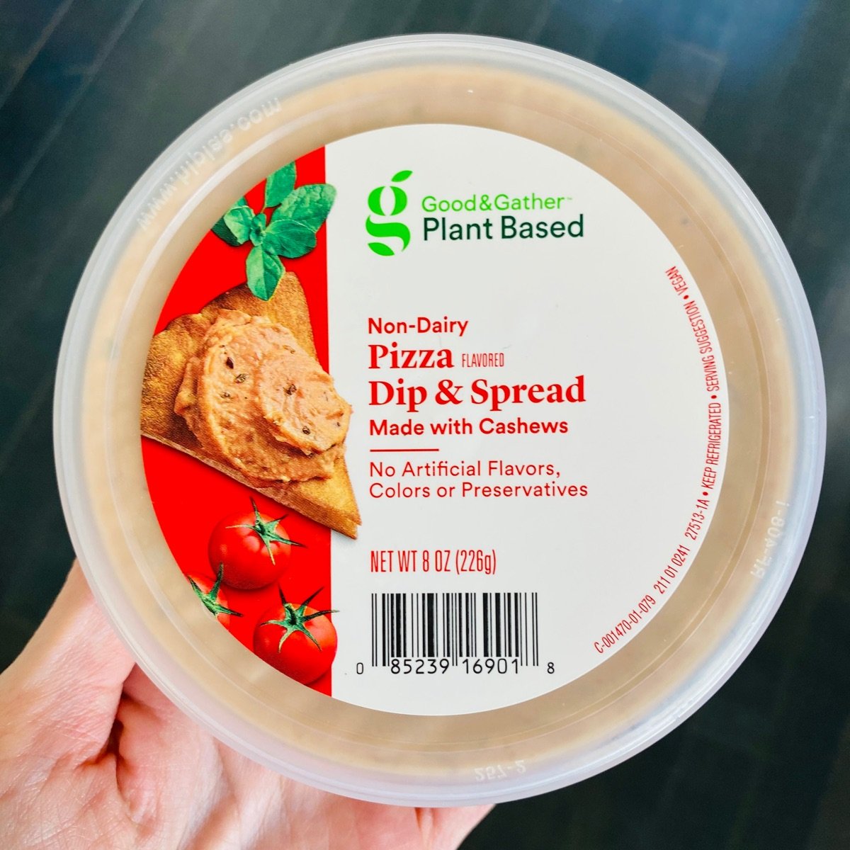 Non-Dairy Pizza Flavored Dip and Spread from Good & Gather - Vegan ...