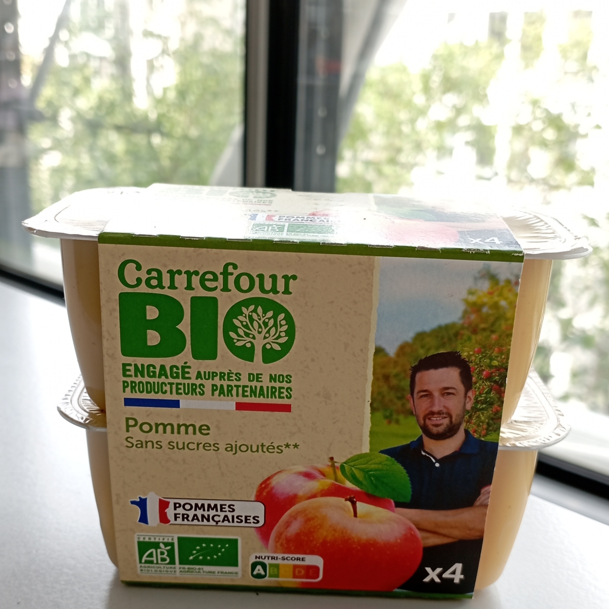 Pomme sans sucres ajoutés from Carrefour Bio - Vegan Product Reviews ...