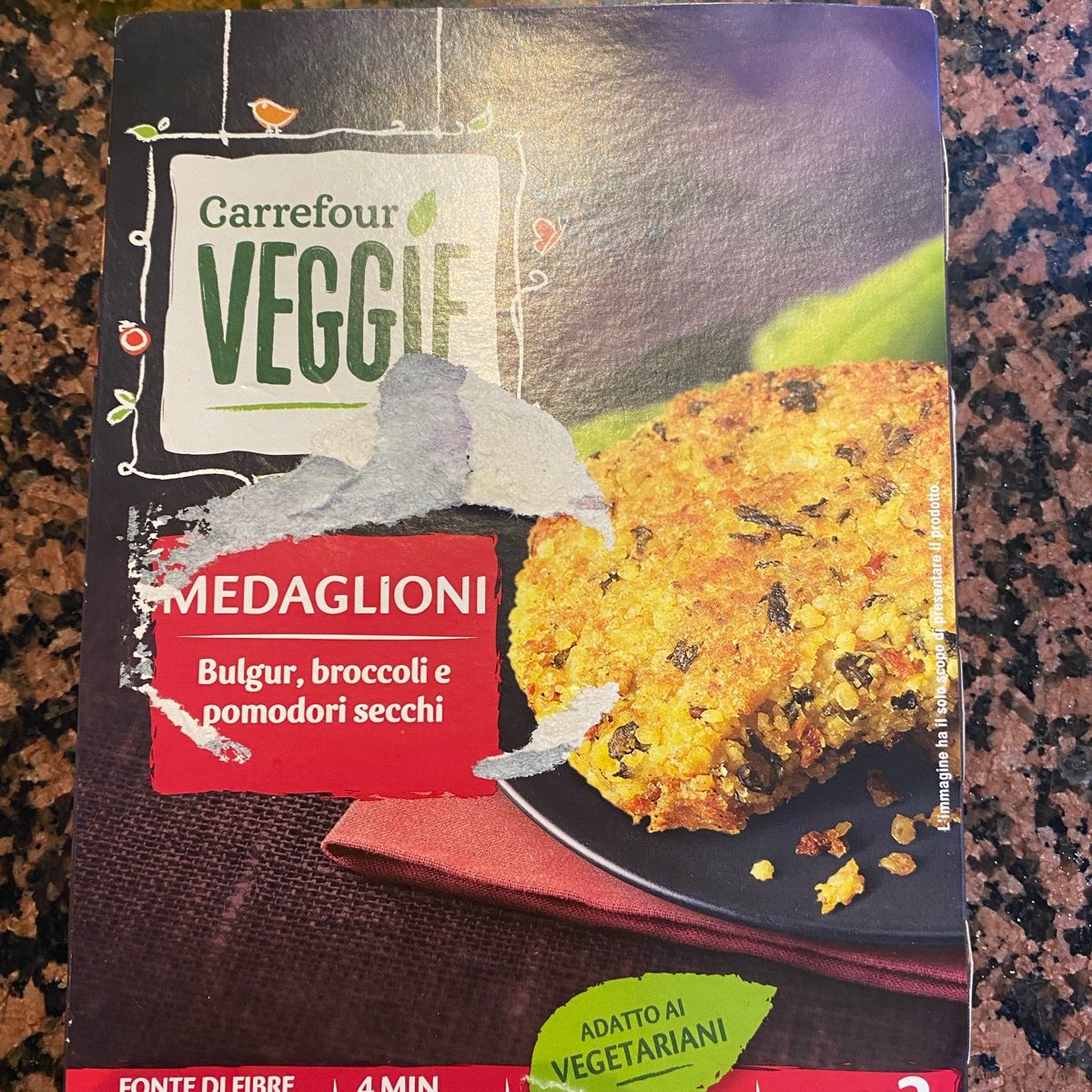 Medaglioni Bulgur Broccoli e Pomodori secchi from Carrefour - Vegan ...
