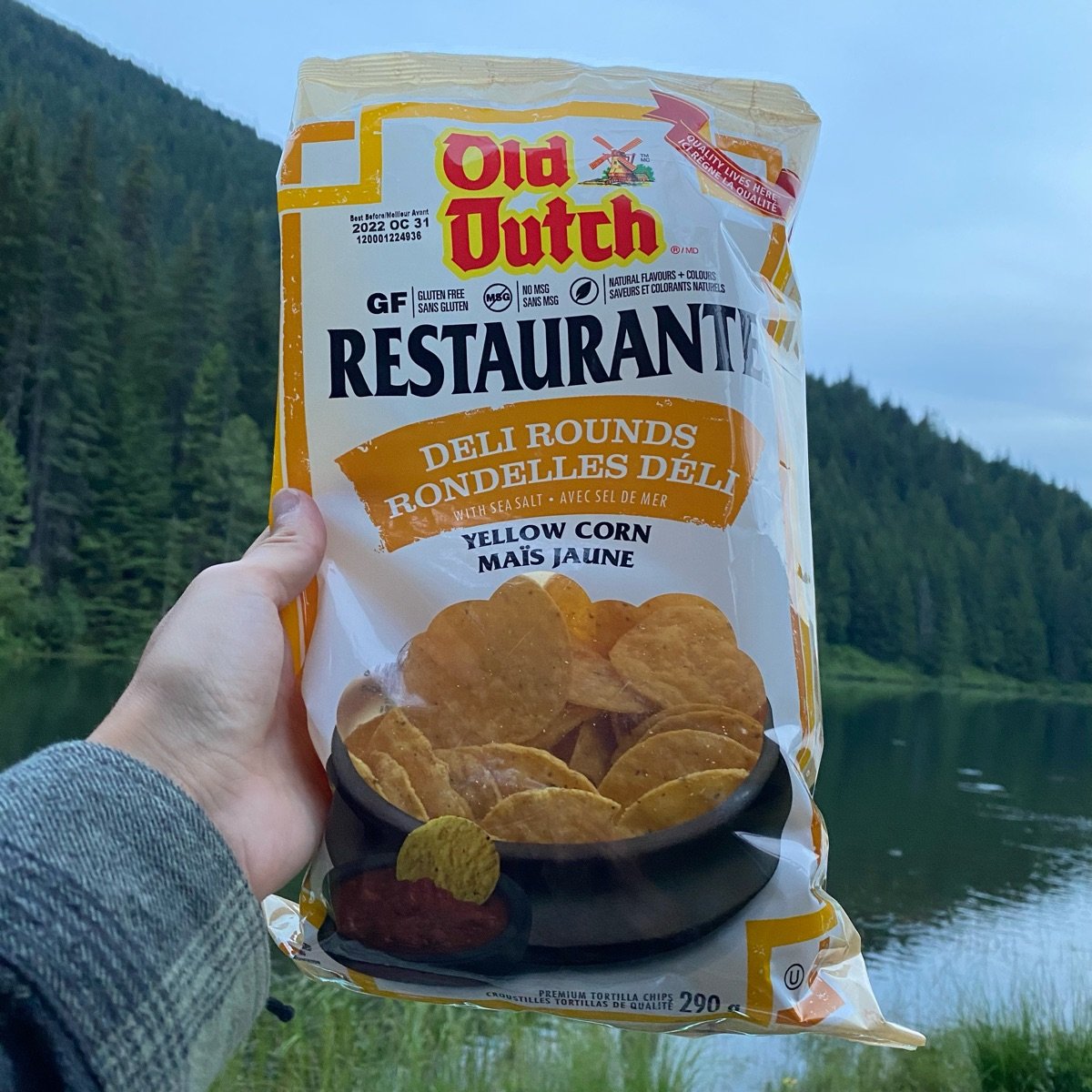 Restaurant Deli Rounds Yellow Corn Chips from Old Dutch - Vegan Product ...