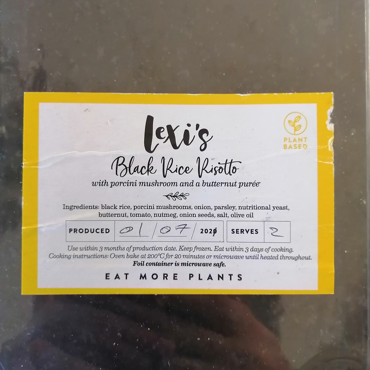 Black Rice Risotto from Lexi’s Frozen Foods - Vegan Product Reviews ...
