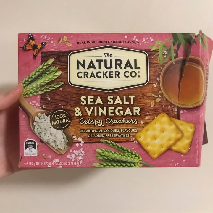 The Natural Cracker Co. Sea Salt & Vinegar Crispy Crackers Review ...