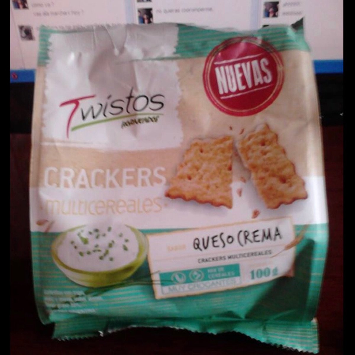 Crackers Sabor Queso Cremoso from Twistos - Vegan Product Reviews ...