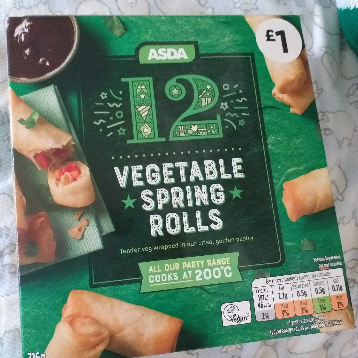 ASDA 12 vegetable spring rolls Reviews | abillion