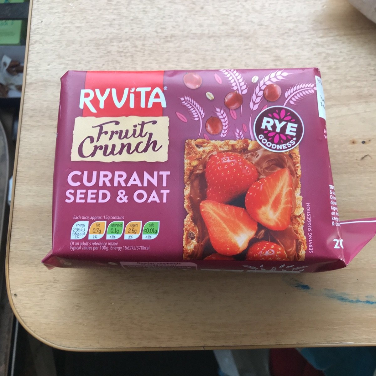 fruit crunch from Ryvita - Vegan Product Reviews & Ratings | abillion