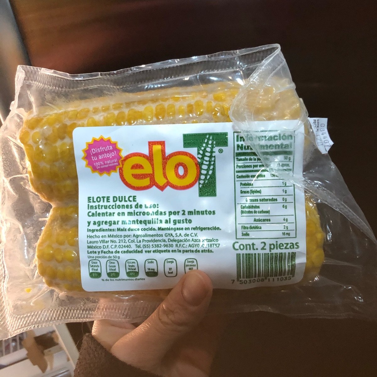 Elotes congelados from Elot - Vegan Product Reviews & Ratings | abillion
