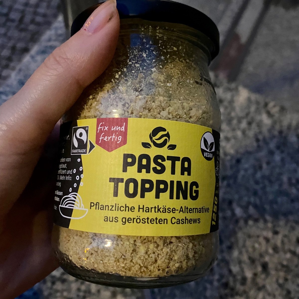 Pasta topping from Fairfood - Vegan Product Reviews & Ratings | abillion