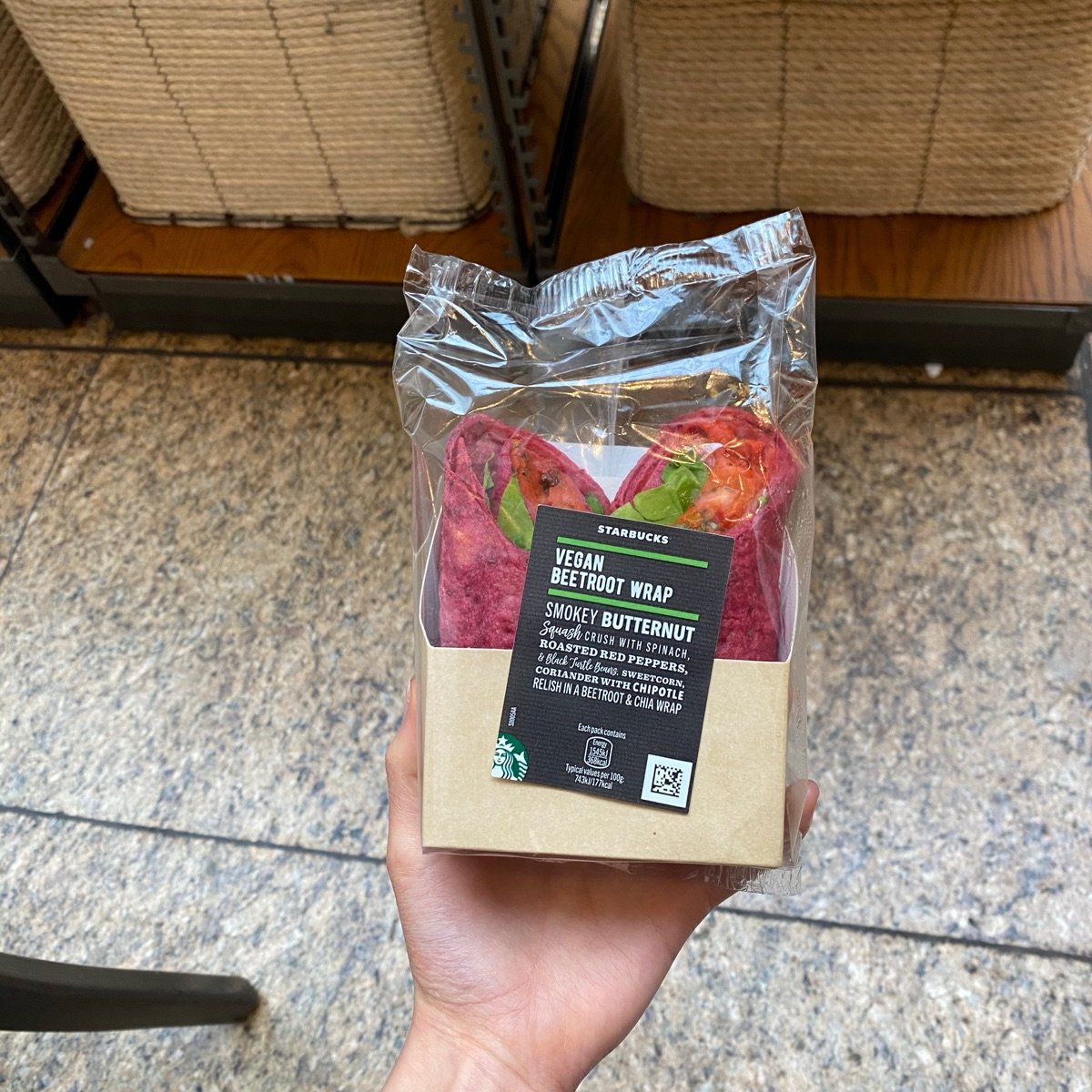 Vegan Beetroot Wrap ( Smokey Butternut) from Starbucks - Vegan Product ...