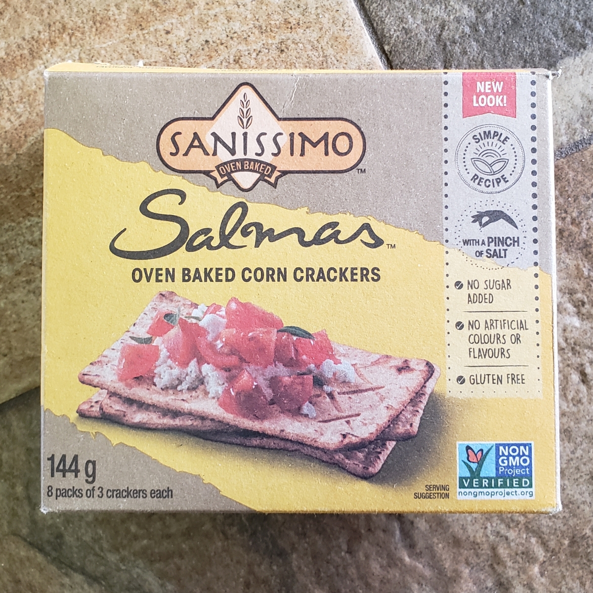 Salmas Oven Baked Corn Crackers from Sanissimo - Vegan Product Reviews ...