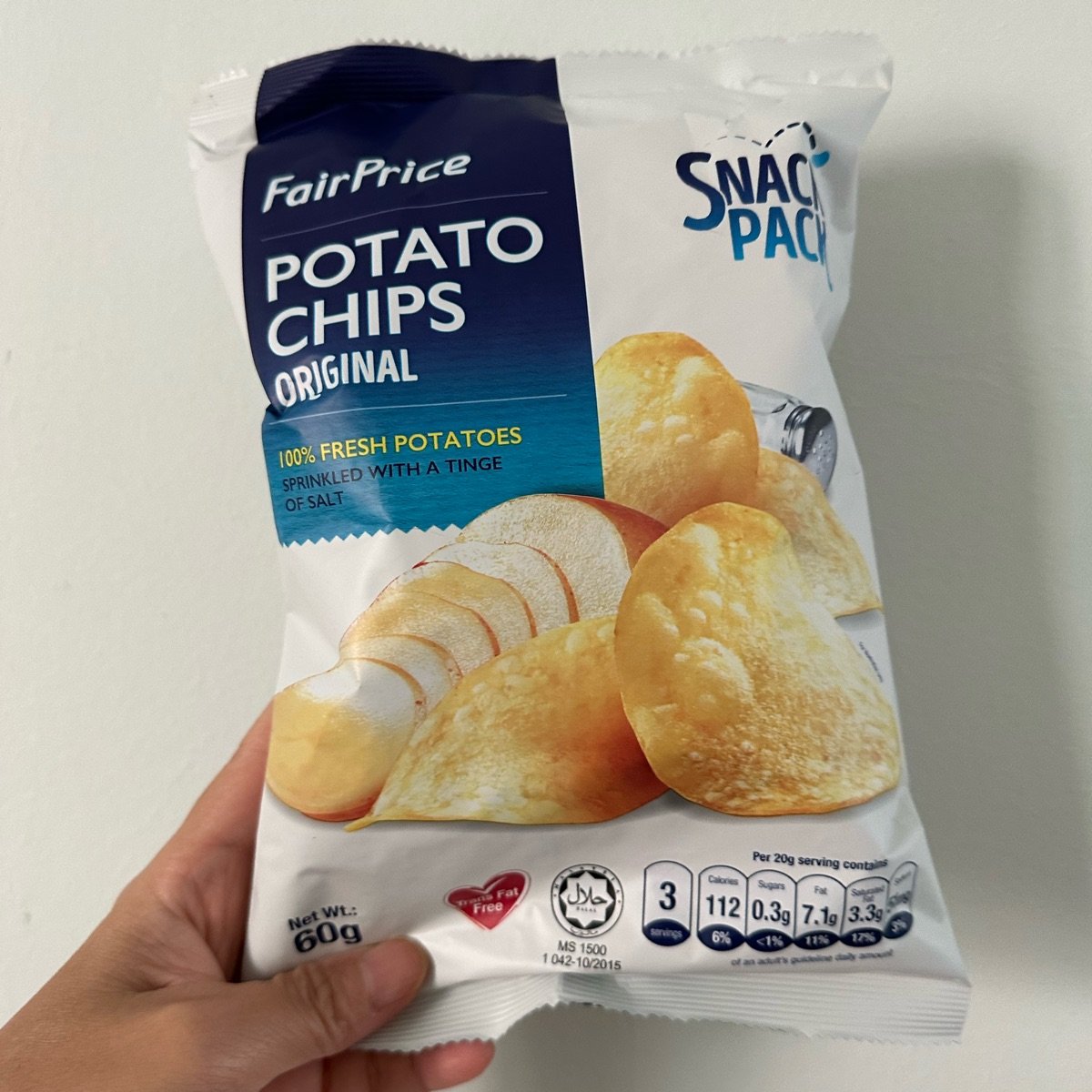 Potato chips original from FairPrice - Vegan Product Reviews & Ratings ...
