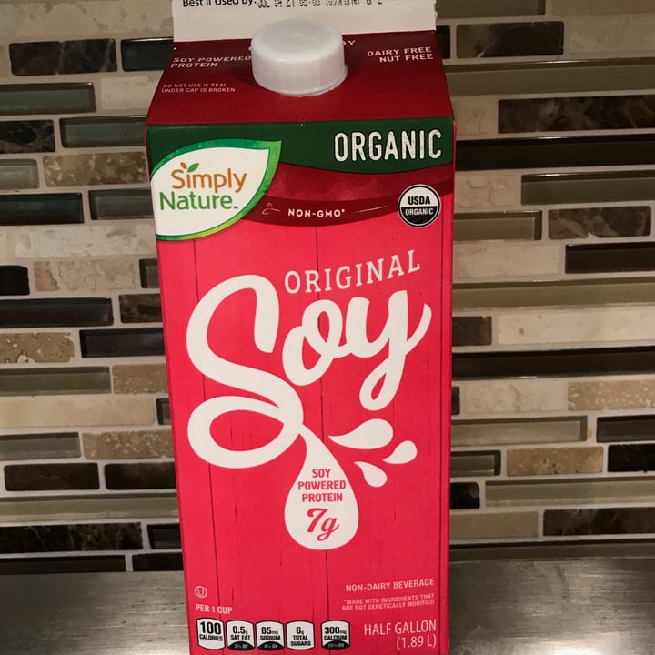 Simply Nature Organic Soy Milk Review | abillion