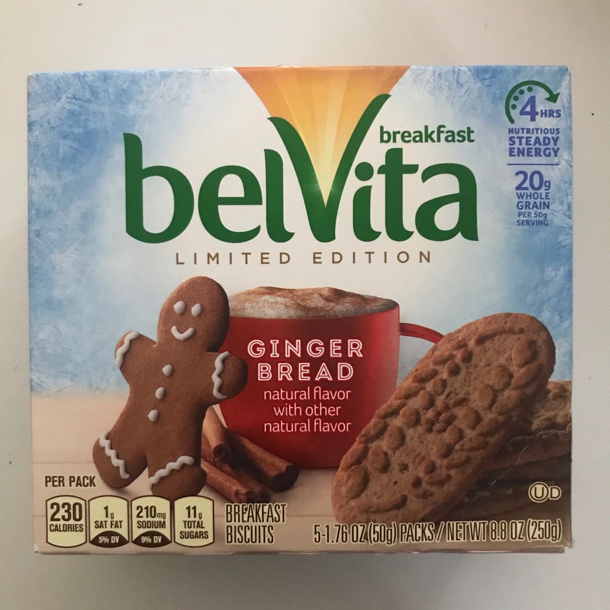 Belvita Limited Edition Ginger Bread Biscuits from belVita - Vegan ...