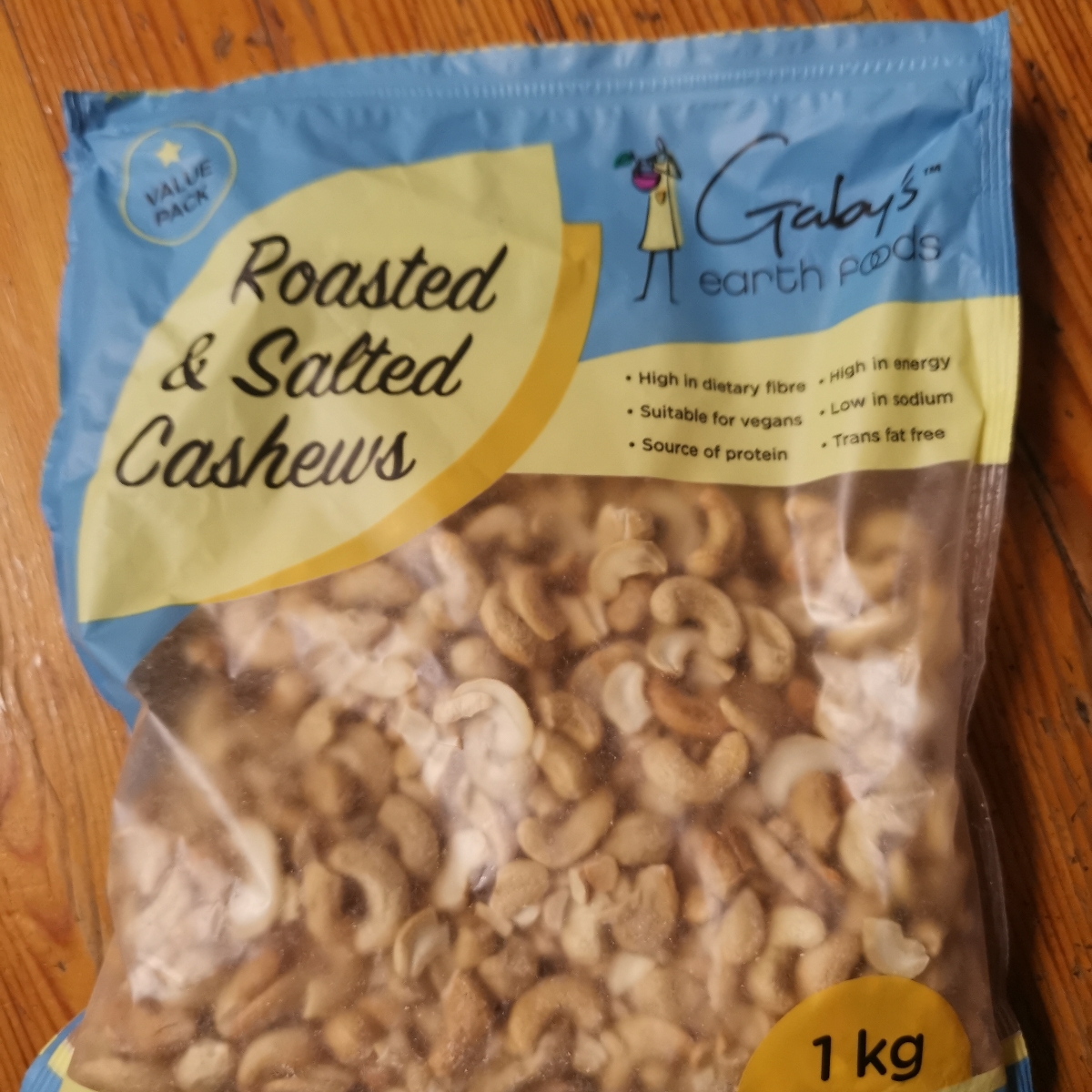 Roasted & Salted Cashews from Gaby’s Earth Foods - Vegan Product ...