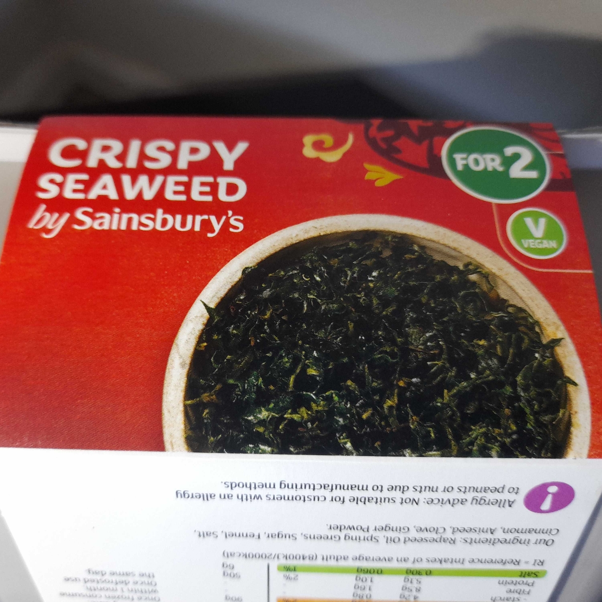 CRISPY SEAWEED from Sainsbury's - Vegan Product Reviews & Ratings ...