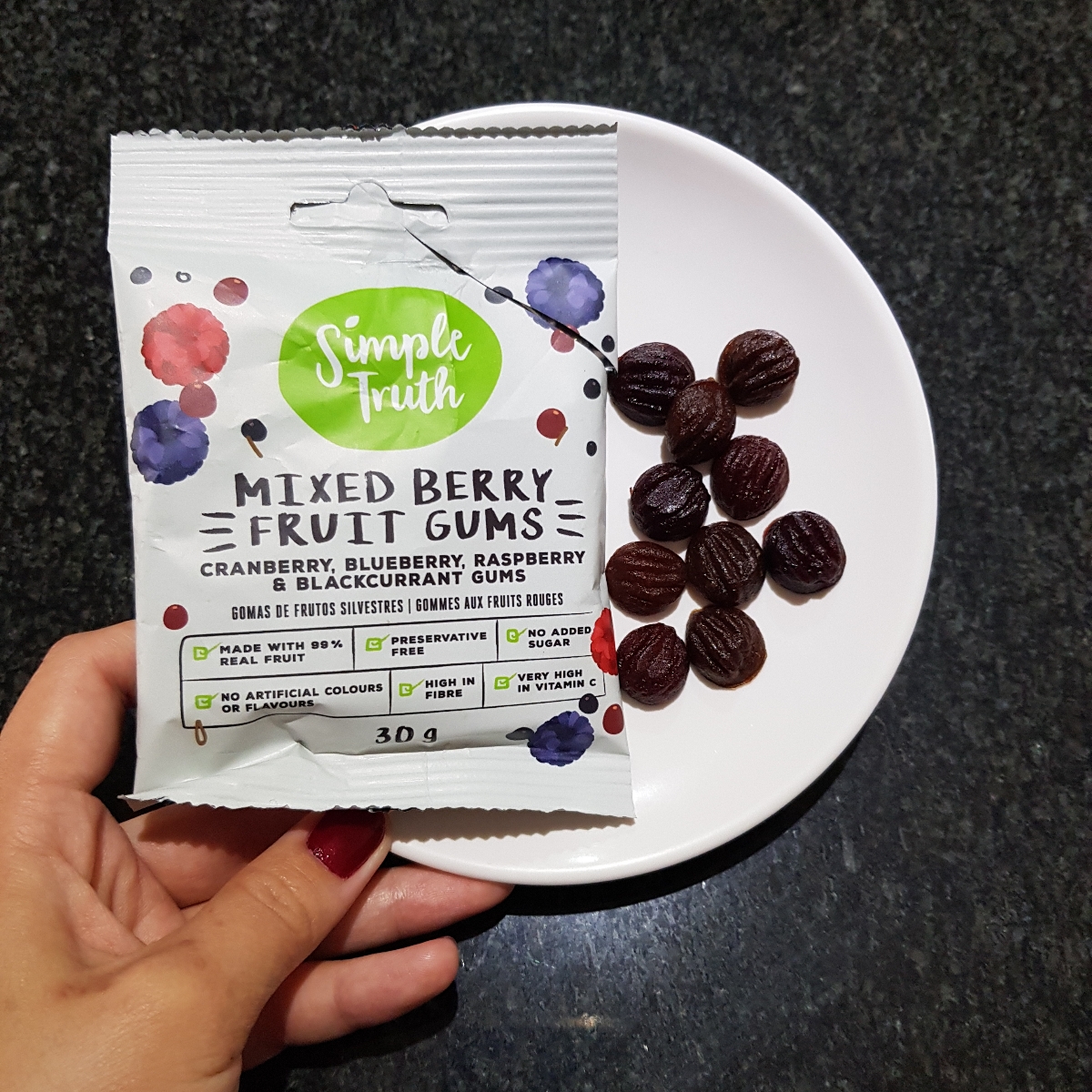 Mixed berry Fruit Gums from Simple Truth - Vegan Product Reviews ...