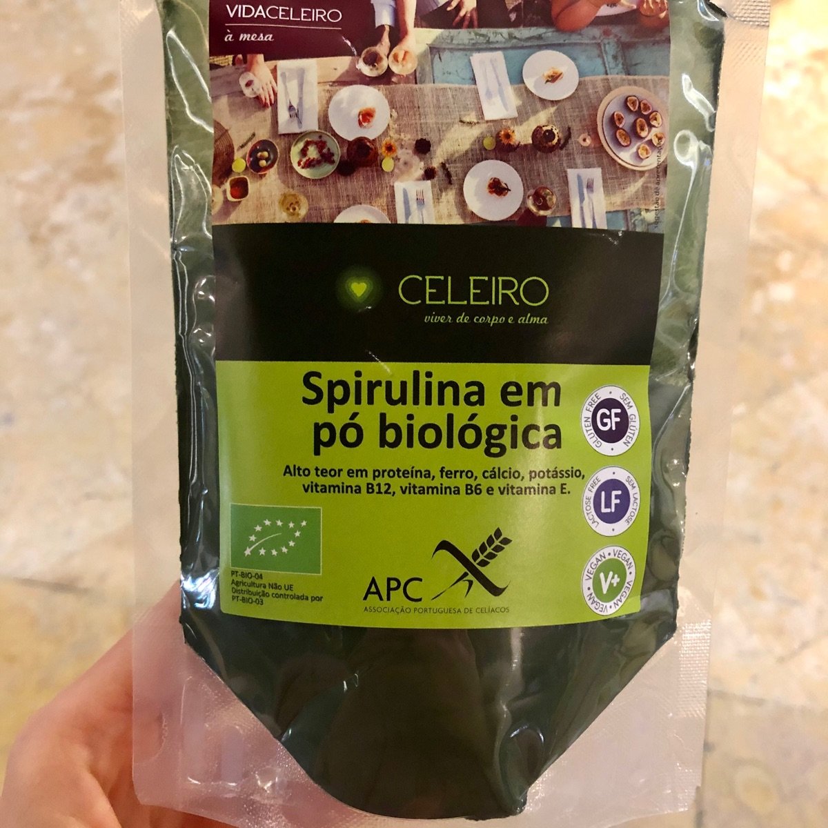 Spirulina em Pó Biológica from Celeiro - Vegan Product Reviews ...