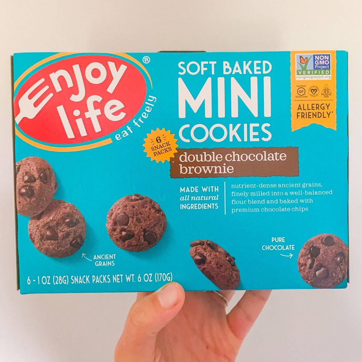 Soft Mini Cookies: double chocolate brownie from Enjoy Life - Vegan ...