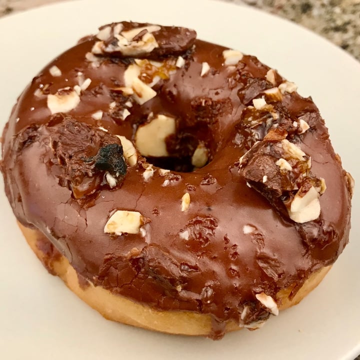 Doe Donuts Portland, United States Smoked Almond Roca Donut Review ...