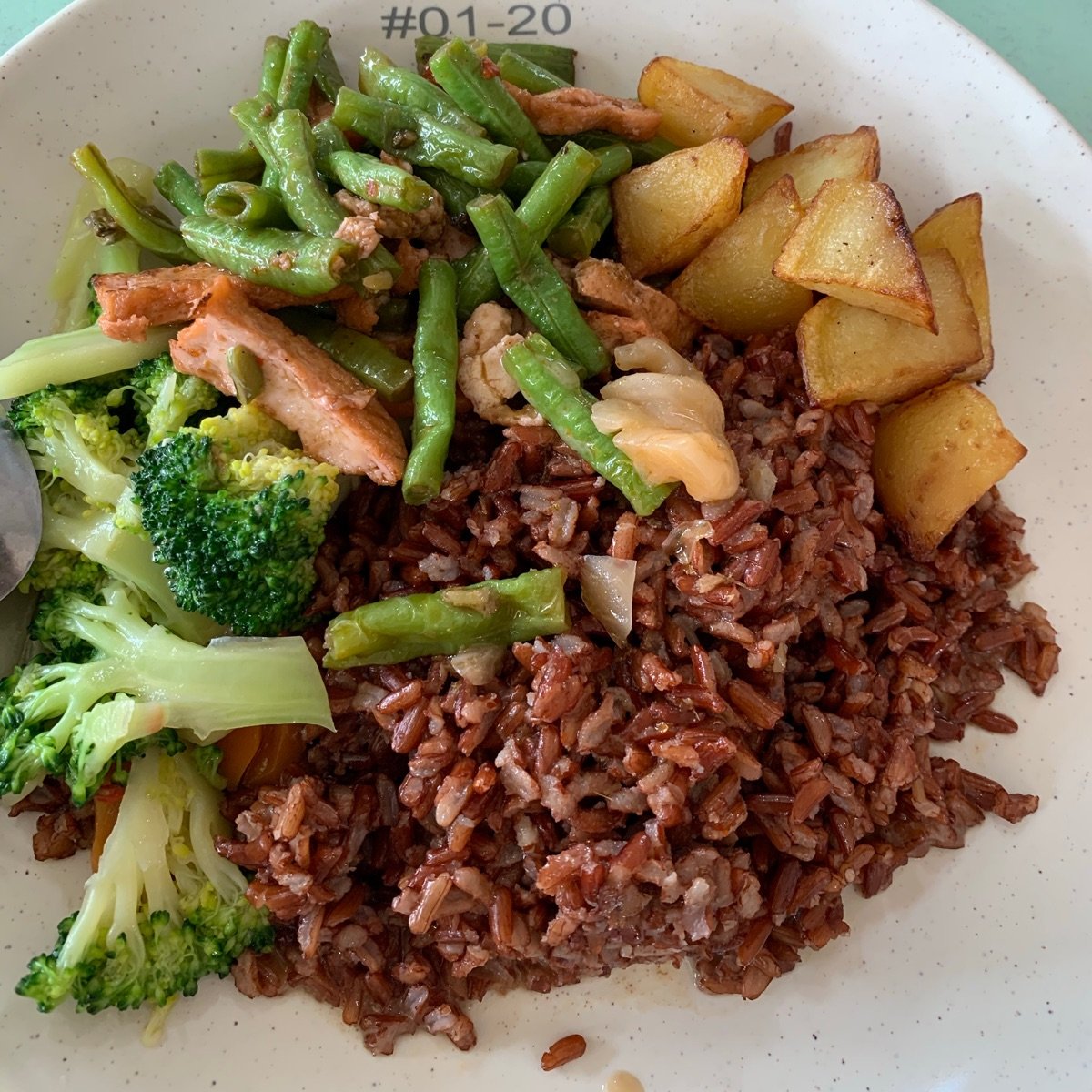 Mixed Rice at Old Airport Road Food Centre, Singapore - Vegan Dish ...