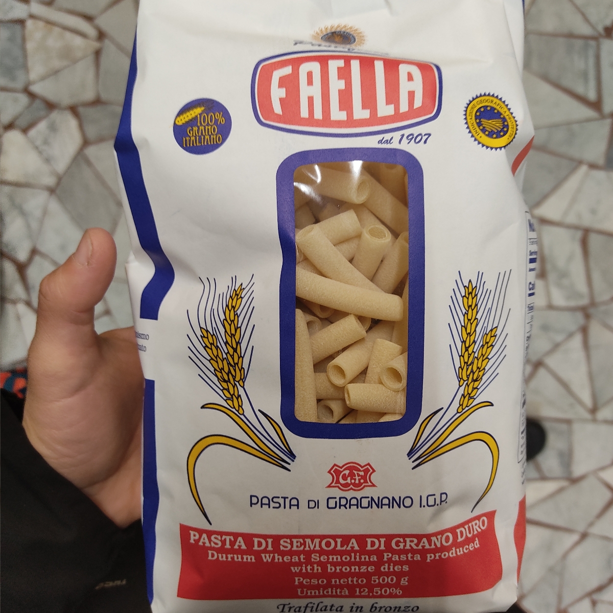 Pastificio Faella Pasta di Gragnano formato speciale tortiglioni maxi ...