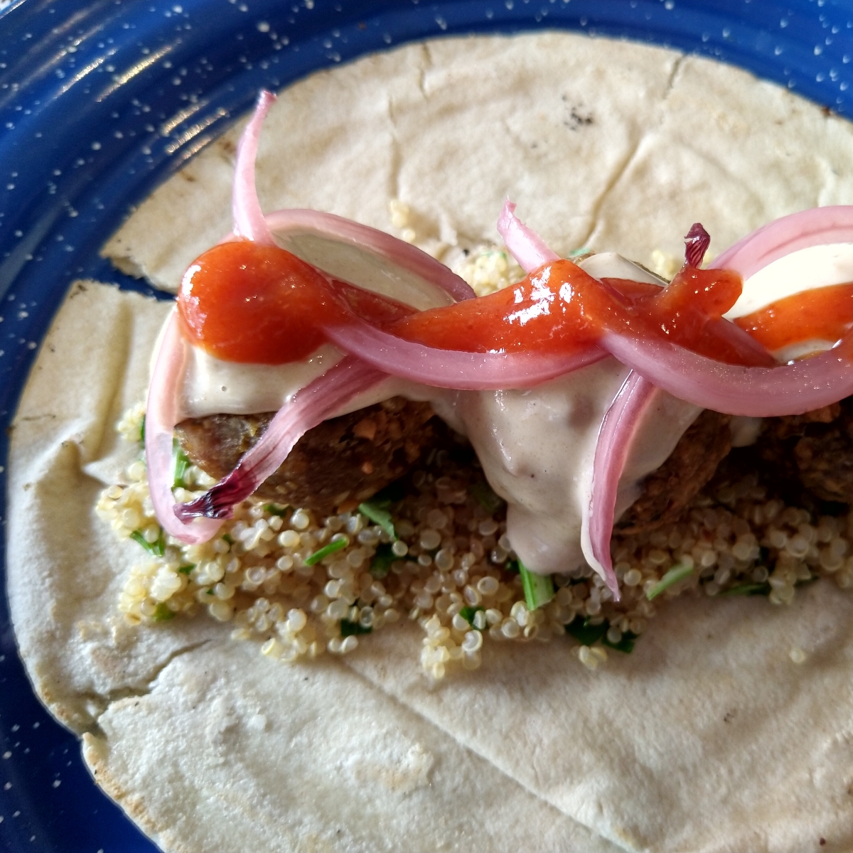 Taco De Falafel at Mesa Verde, Aguascalientes - Vegan Dish Reviews ...