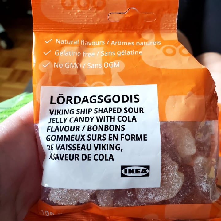 Ikea LÖRDAGSGODIS Viking Ship Shaped Sour Jelly Candy With Cola Flavour ...
