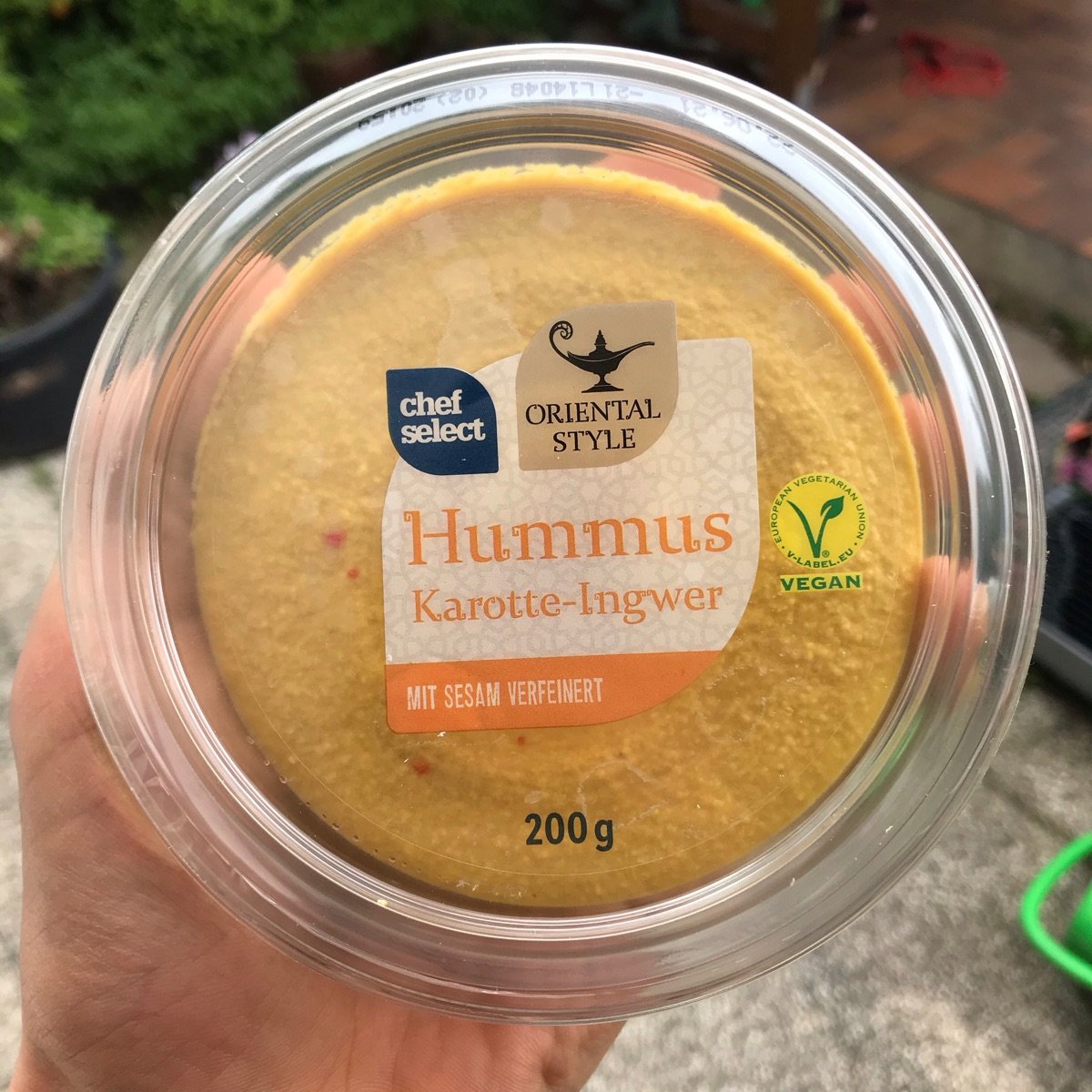 Hummus Karotte-Ingwer from Chef Select - Vegan Product Reviews ...