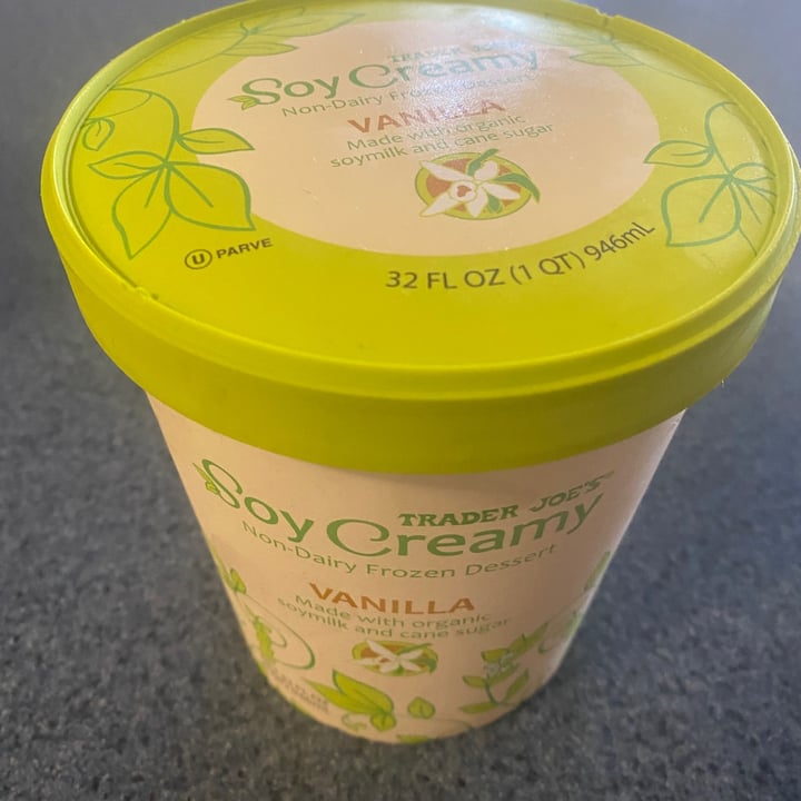 Trader Joe's Soy Creamy Vanilla Ice Cream Review | abillion