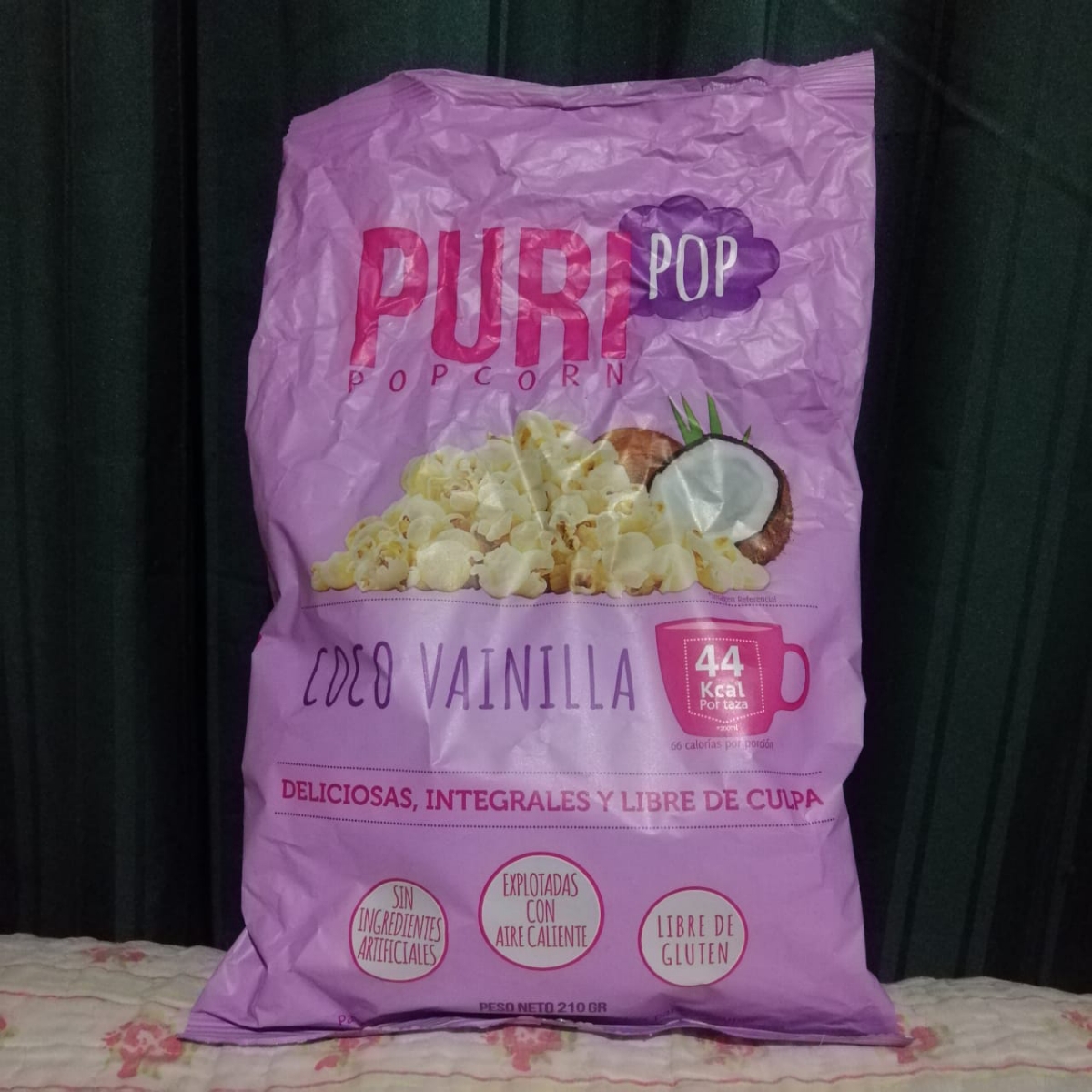 Popcorn Sabor Coco Vainilla from Puri Pop - Vegan Product Reviews ...
