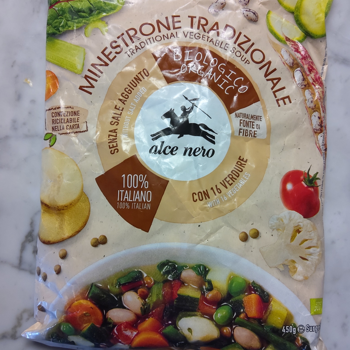 Minestrone tradizionale from Alce Nero - Vegan Product Reviews ...