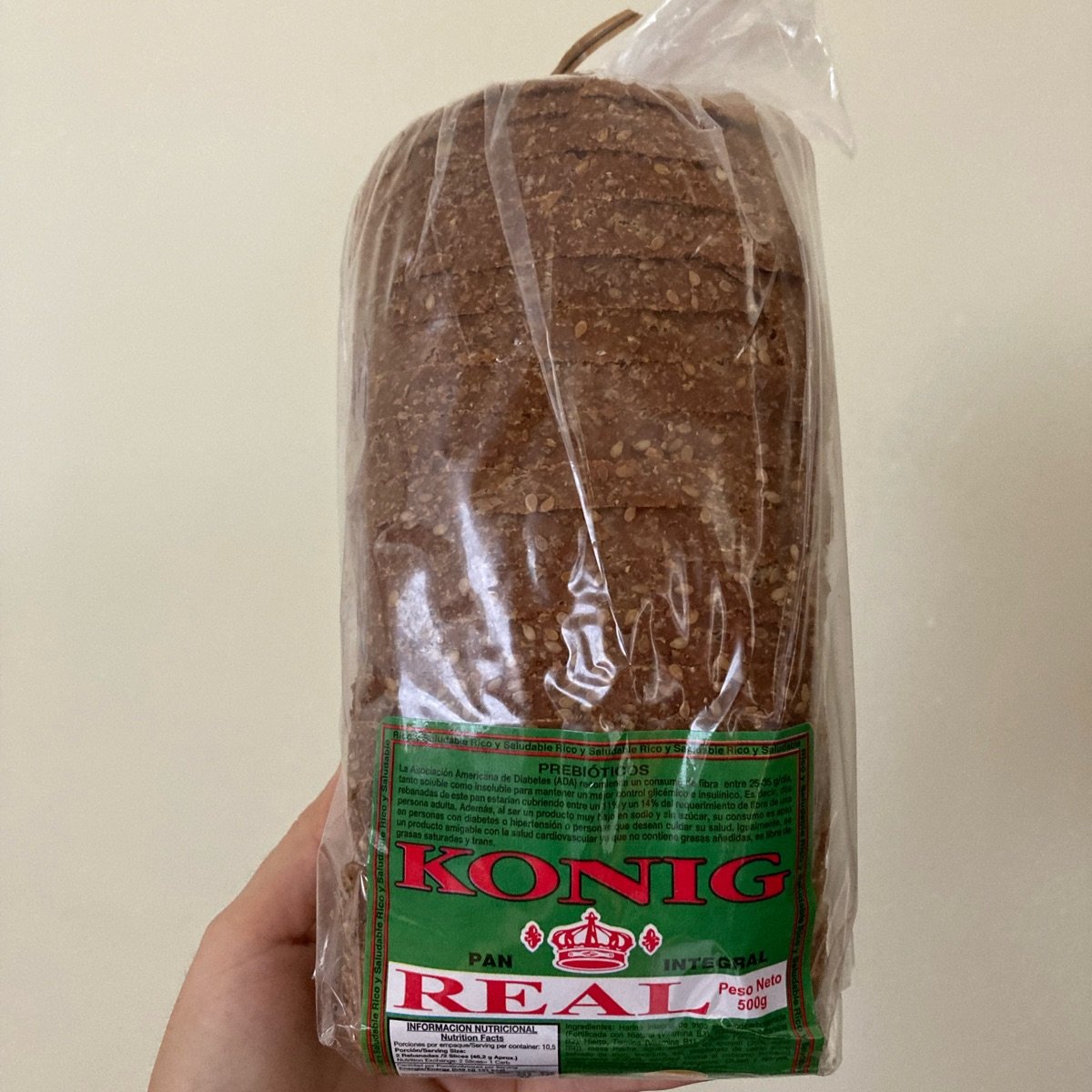 Whole Wheat Bread With Sesame from Konig - Vegan Product Reviews ...