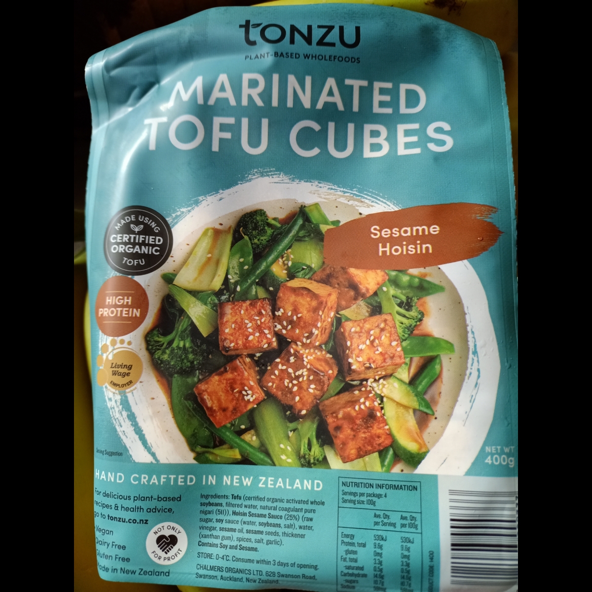 Marinated Tofu Cubes Sesame Hoisin from Tonzu - Vegan Product Reviews ...