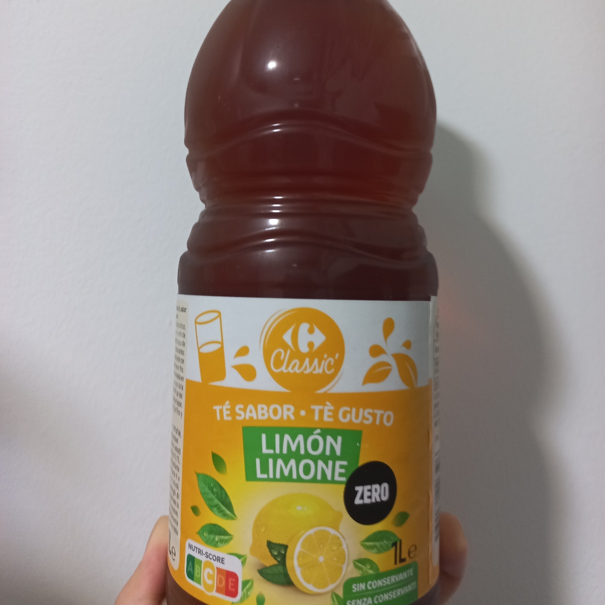 Té sabor limón cero from Carrefour Classic - Vegan Product Reviews ...