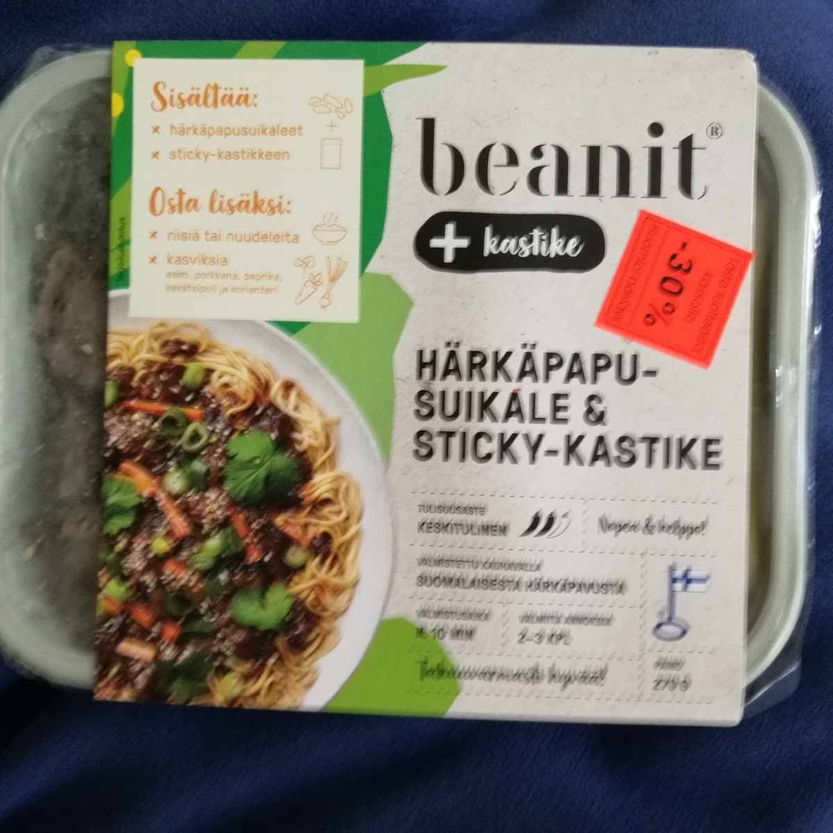 Beanit Härkäpapusuikale & sticky kastike Reviews | abillion