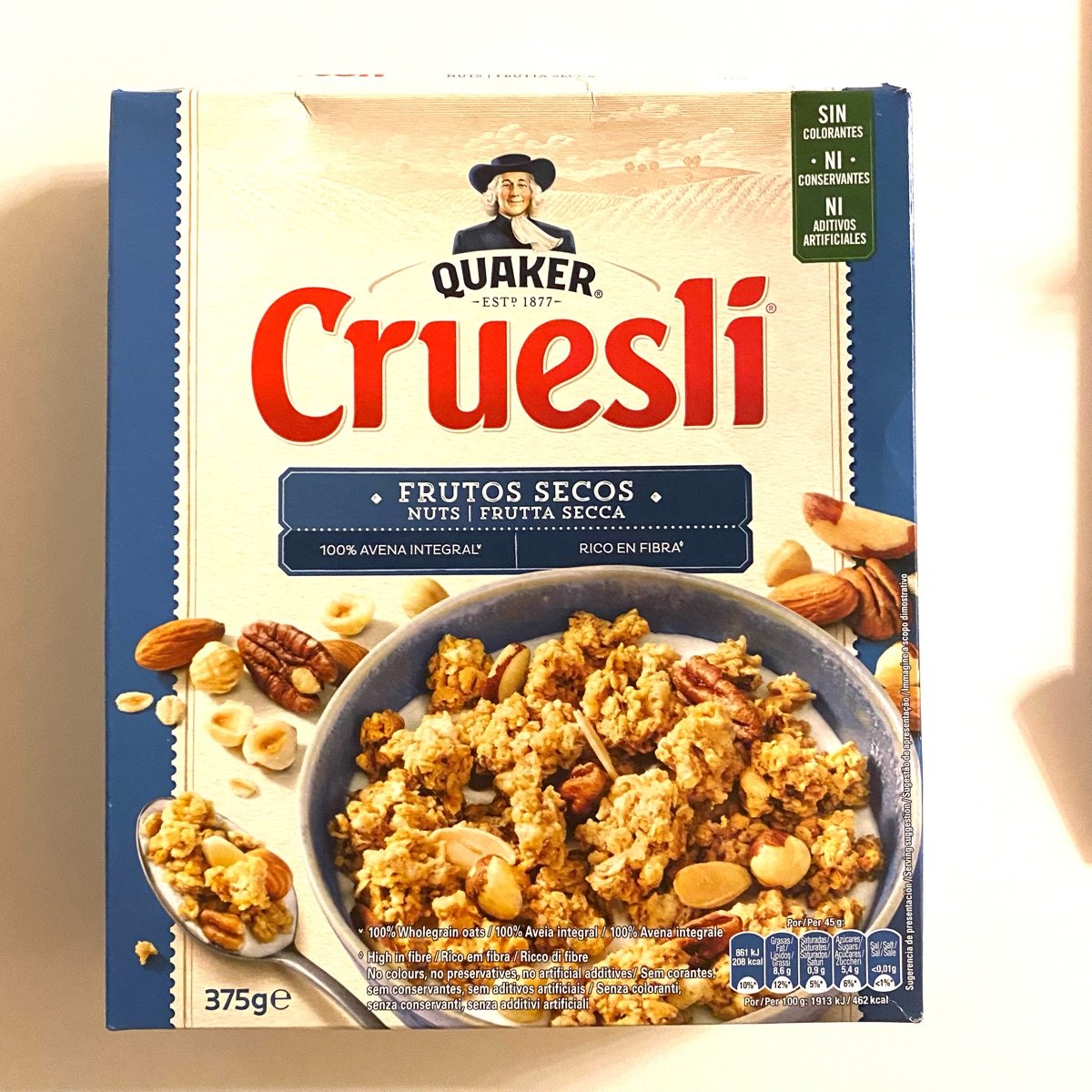 Cruesli frutas from Quaker - Vegan Product Reviews & Ratings | abillion