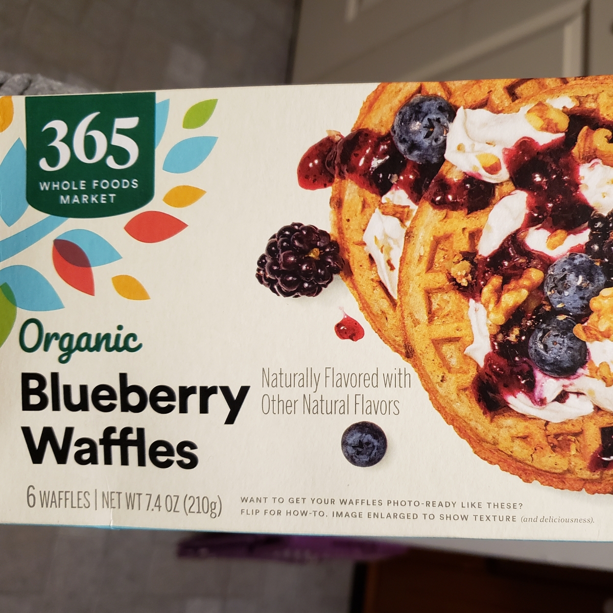 Organic Blueberry Waffles from 365 Whole Foods Market - Vegan Product ...