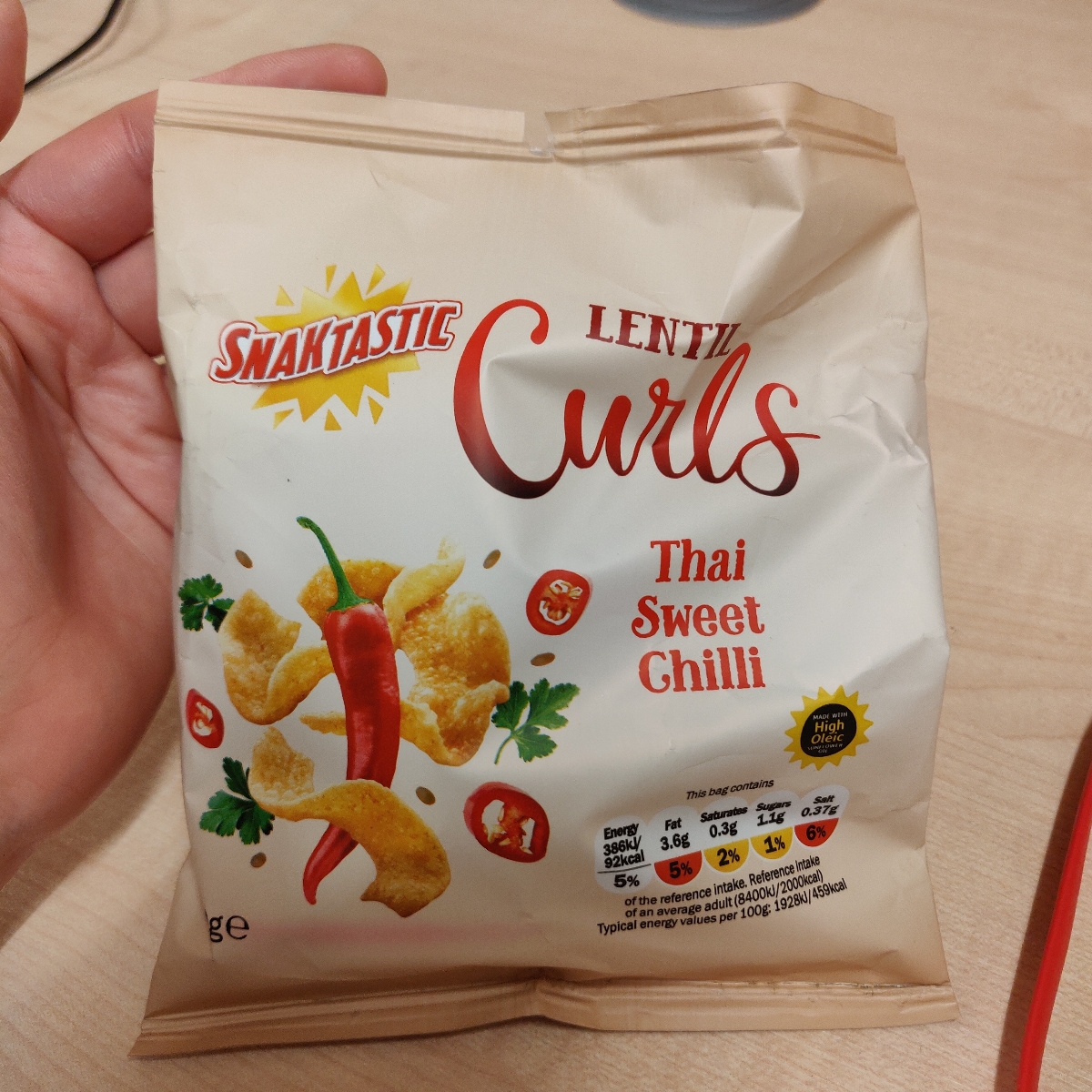 Snaktastic Lentil Curls Thai Sweet Chilli Reviews | abillion