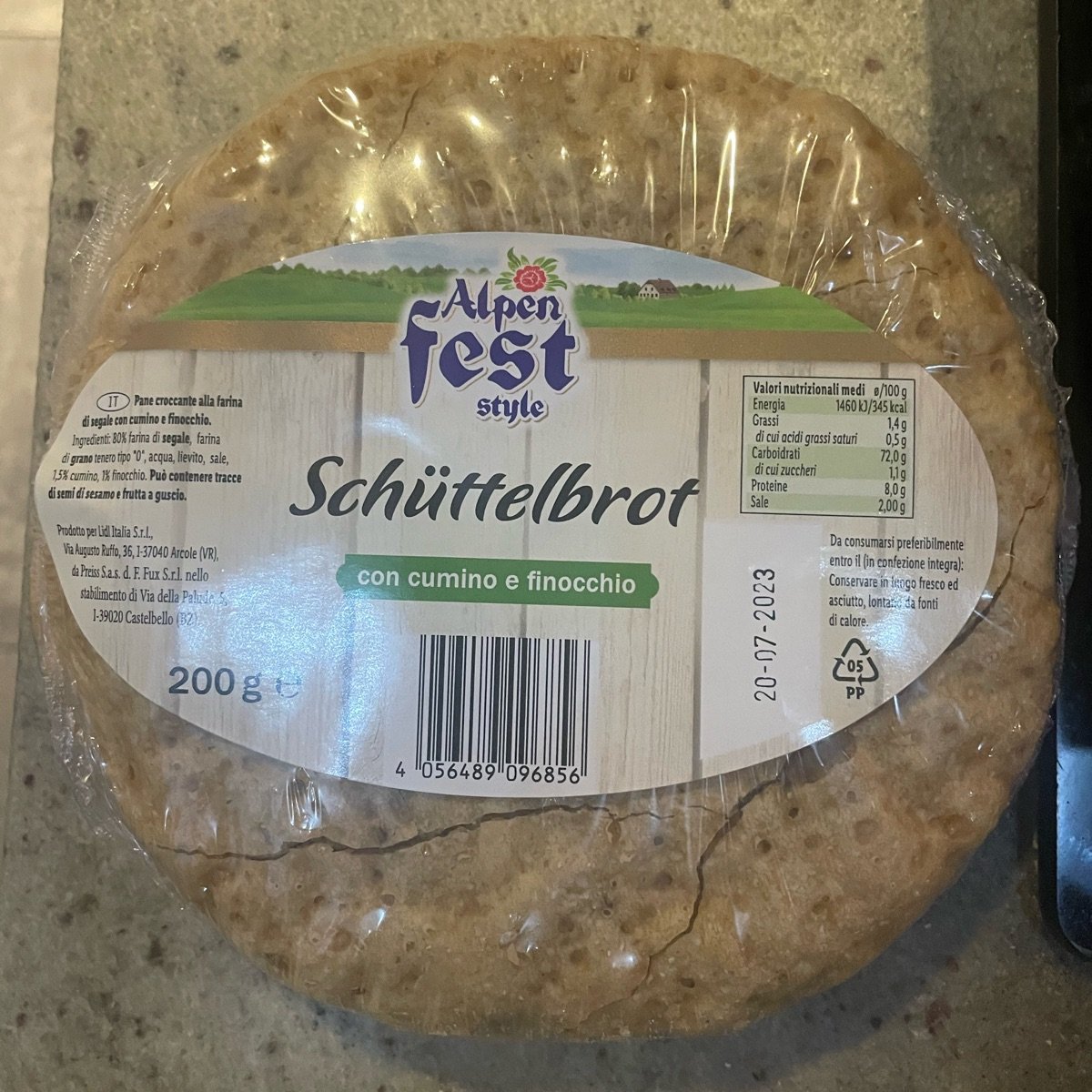 Schüttelbrot from Alpen fest style - Vegan Product Reviews & Ratings ...