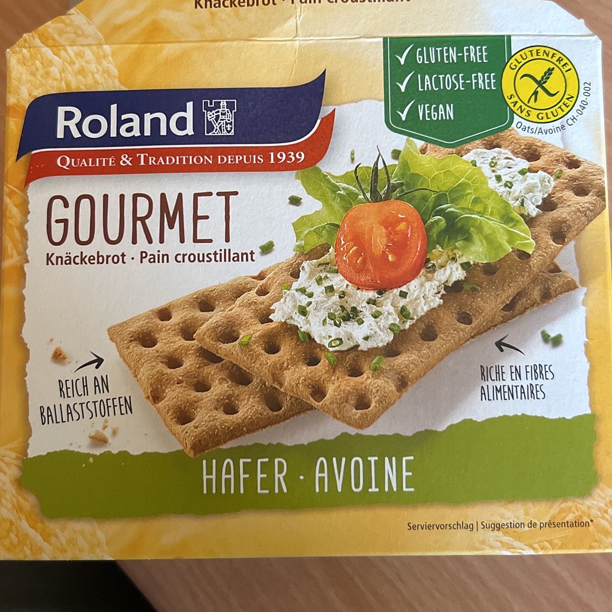 Gourmet Knäckebrot - Pain Croustillant from Roland - Vegan Product ...