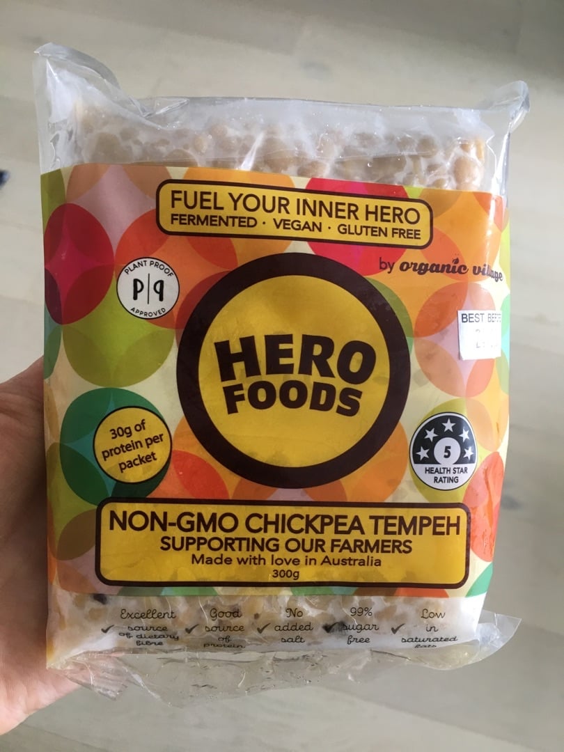 Chickpea Tempeh from Hero Foods - Vegan Product Reviews & Ratings ...