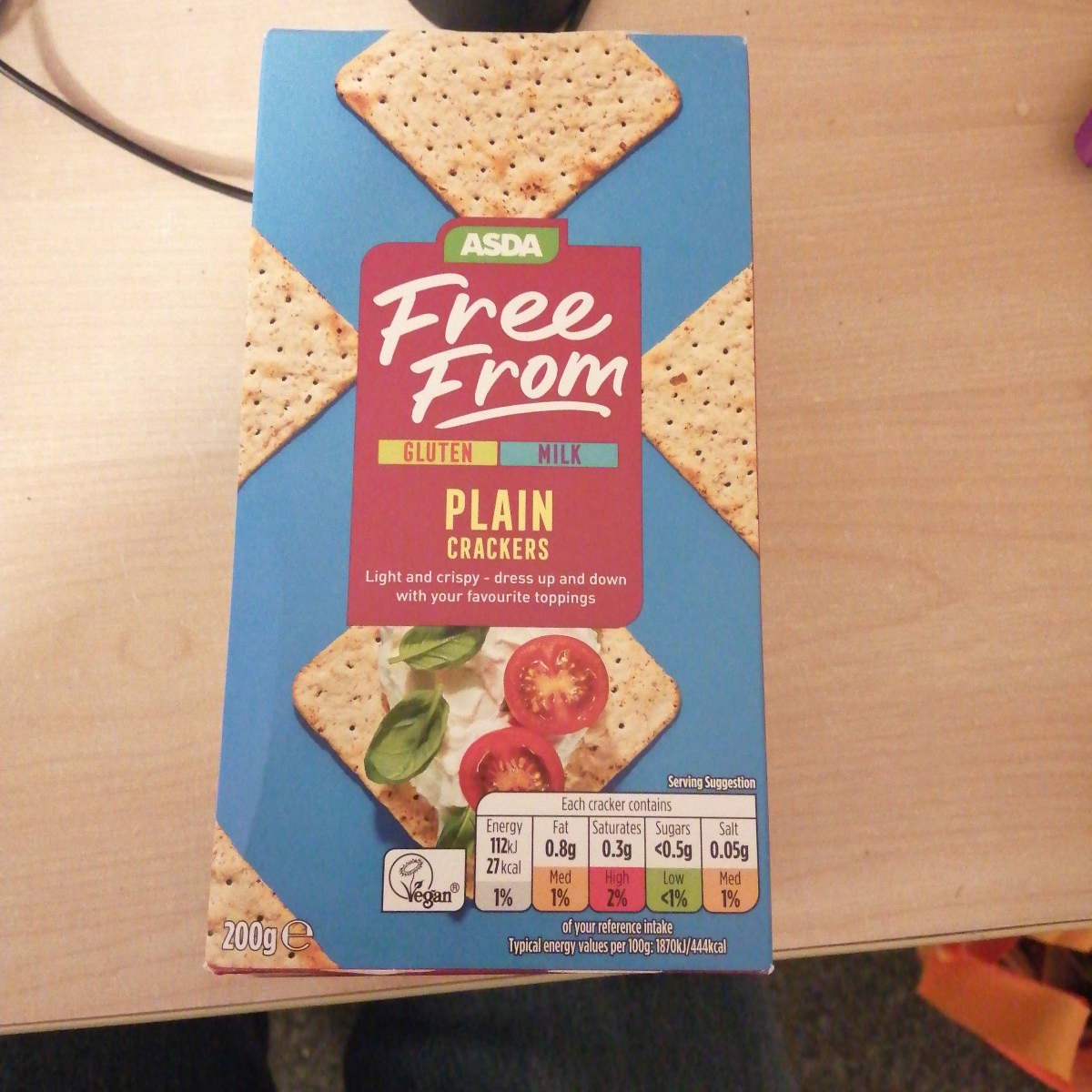 Free from plain crackers from ASDA - Vegan Product Reviews & Ratings ...