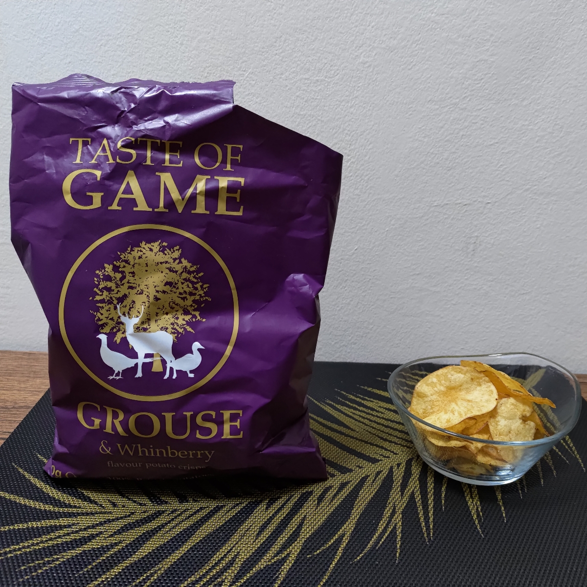 Taste of Game Grouse & Whinberry Flavour Potato Crisps Reviews | abillion