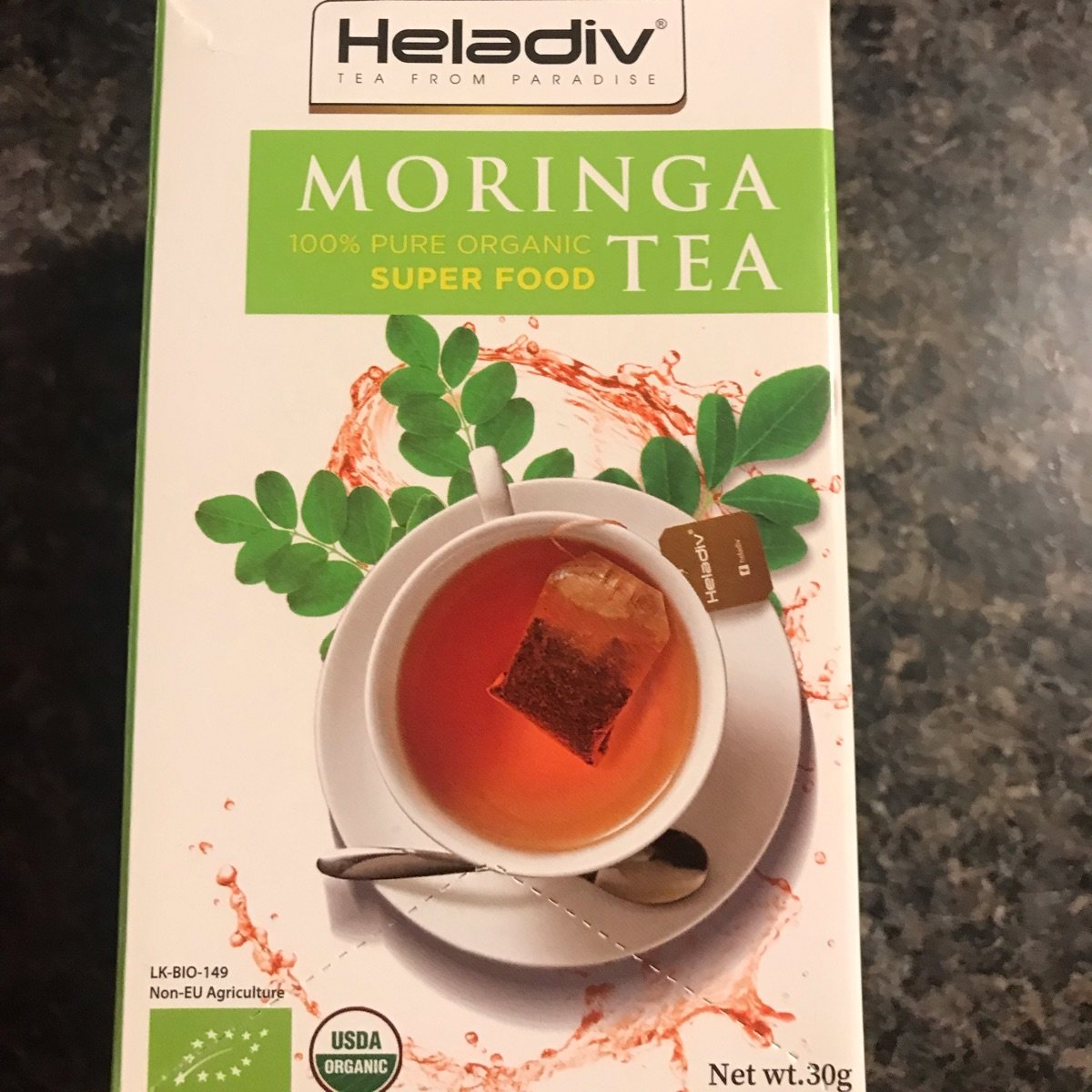 organic moringa tea from heladiv - Vegan Product Reviews & Ratings ...