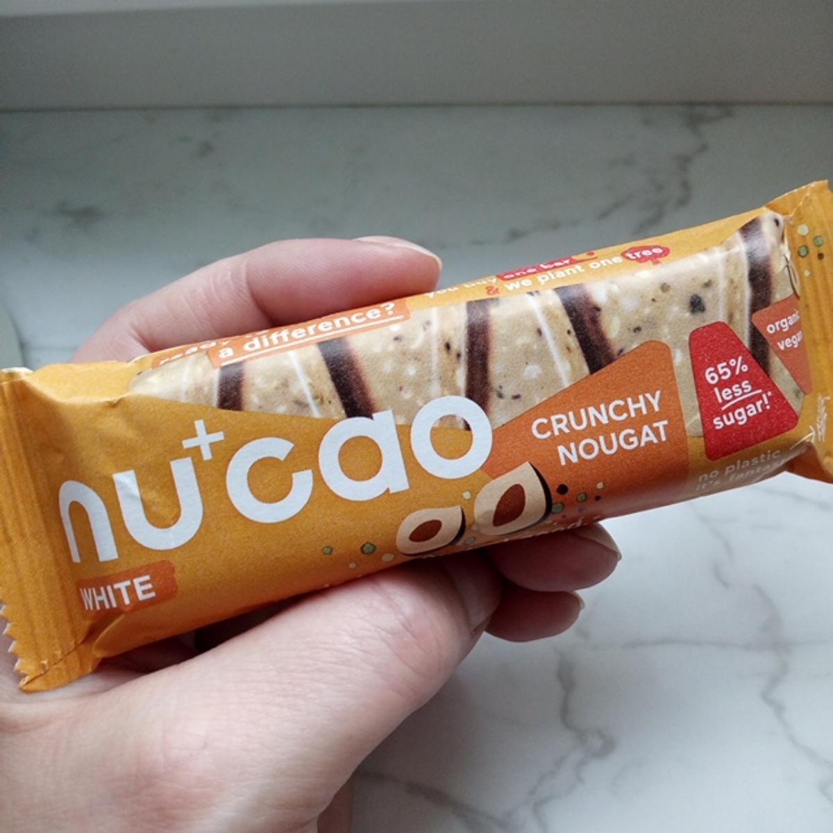 White Crunchy Nougat from Nucao - Vegan Product Reviews & Ratings ...