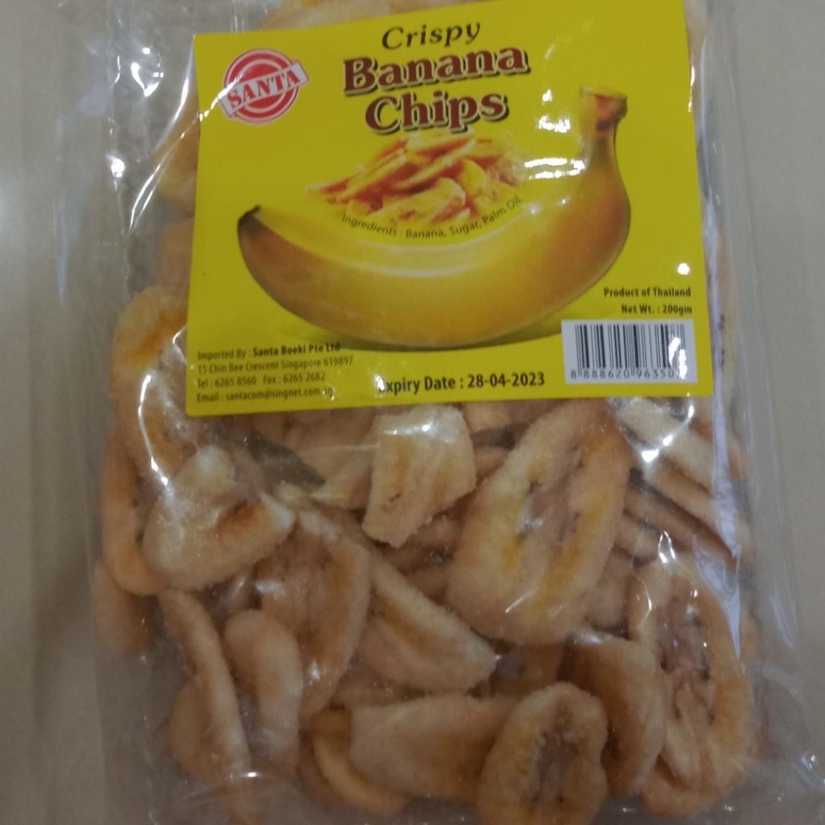 Crispy Banana Chips from santa boeki - Vegan Product Reviews & Ratings ...