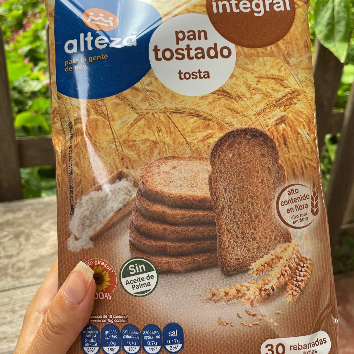 Pan Tostado Integral from Alteza - Vegan Product Reviews & Ratings ...
