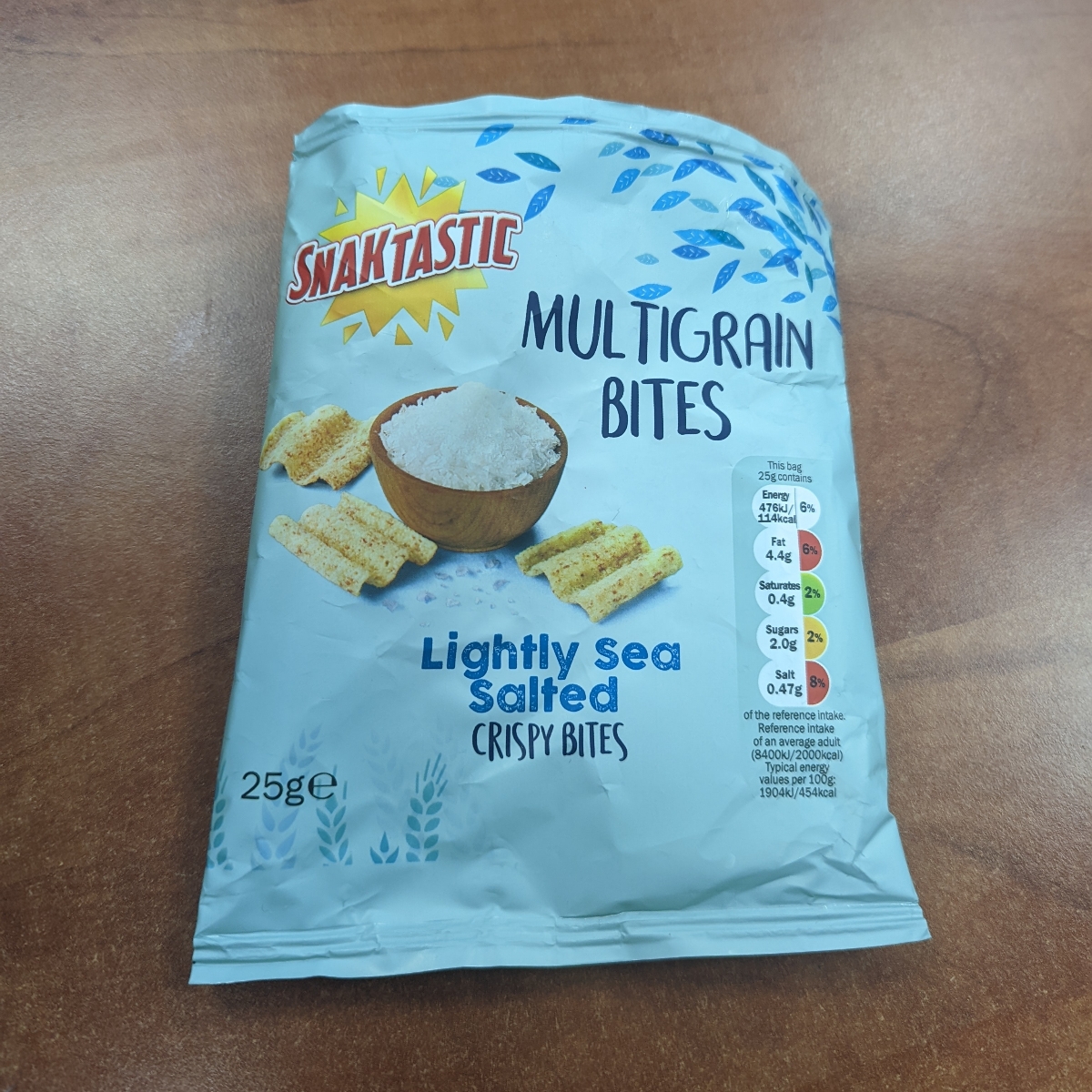 Multigrain Bites Lightly Sea Salted from Snaktastic - Vegan Product ...