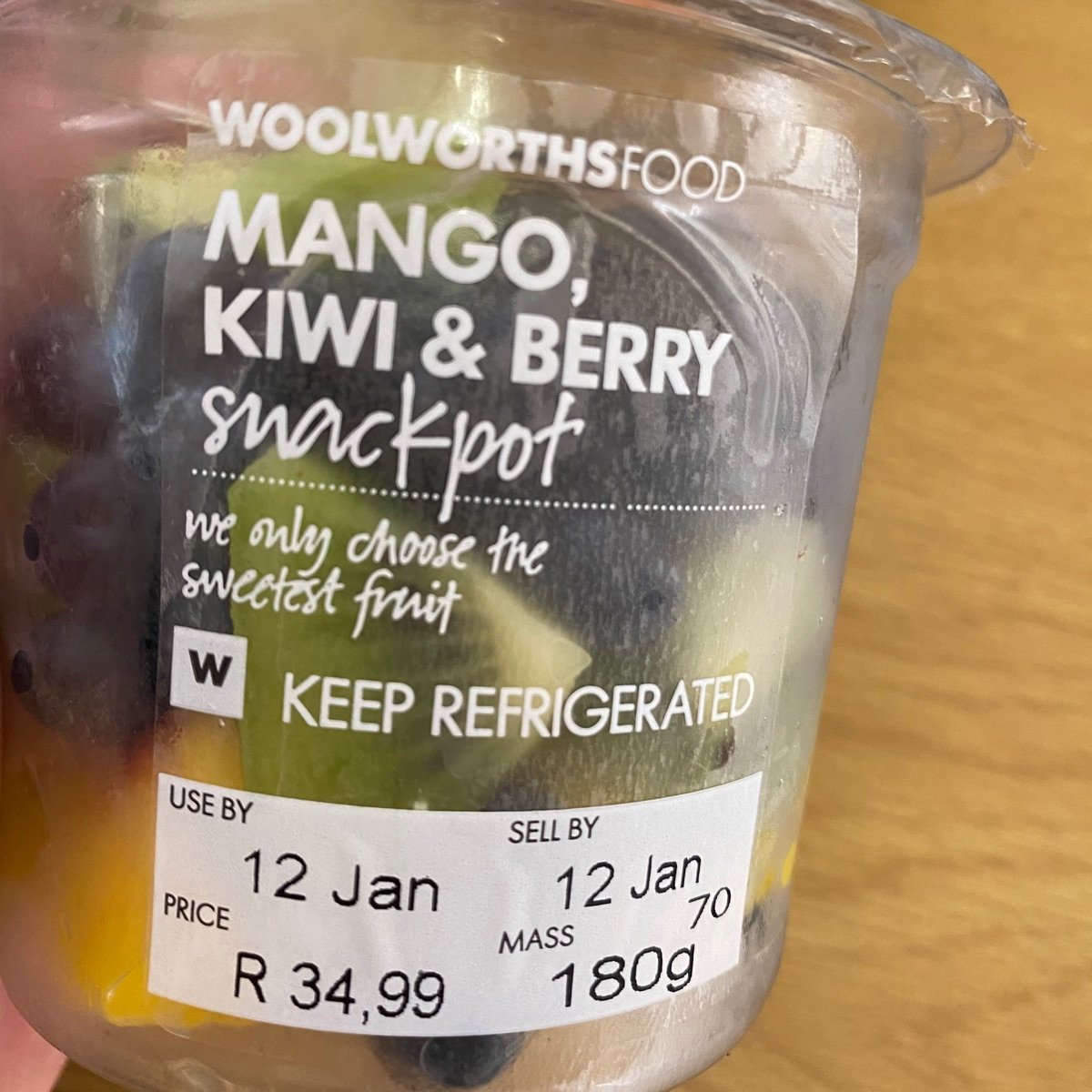 Mango kiwi & berry from Woolworths Food - Vegan Product Reviews & Ratings | abillion