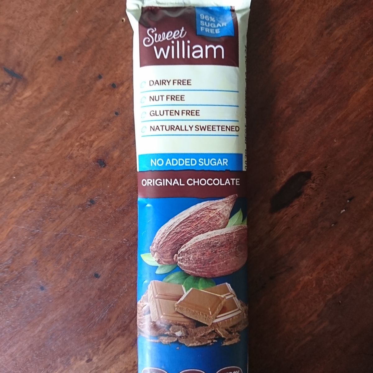 Sweet William Original Chocolate from Sweet William - Vegan Product ...