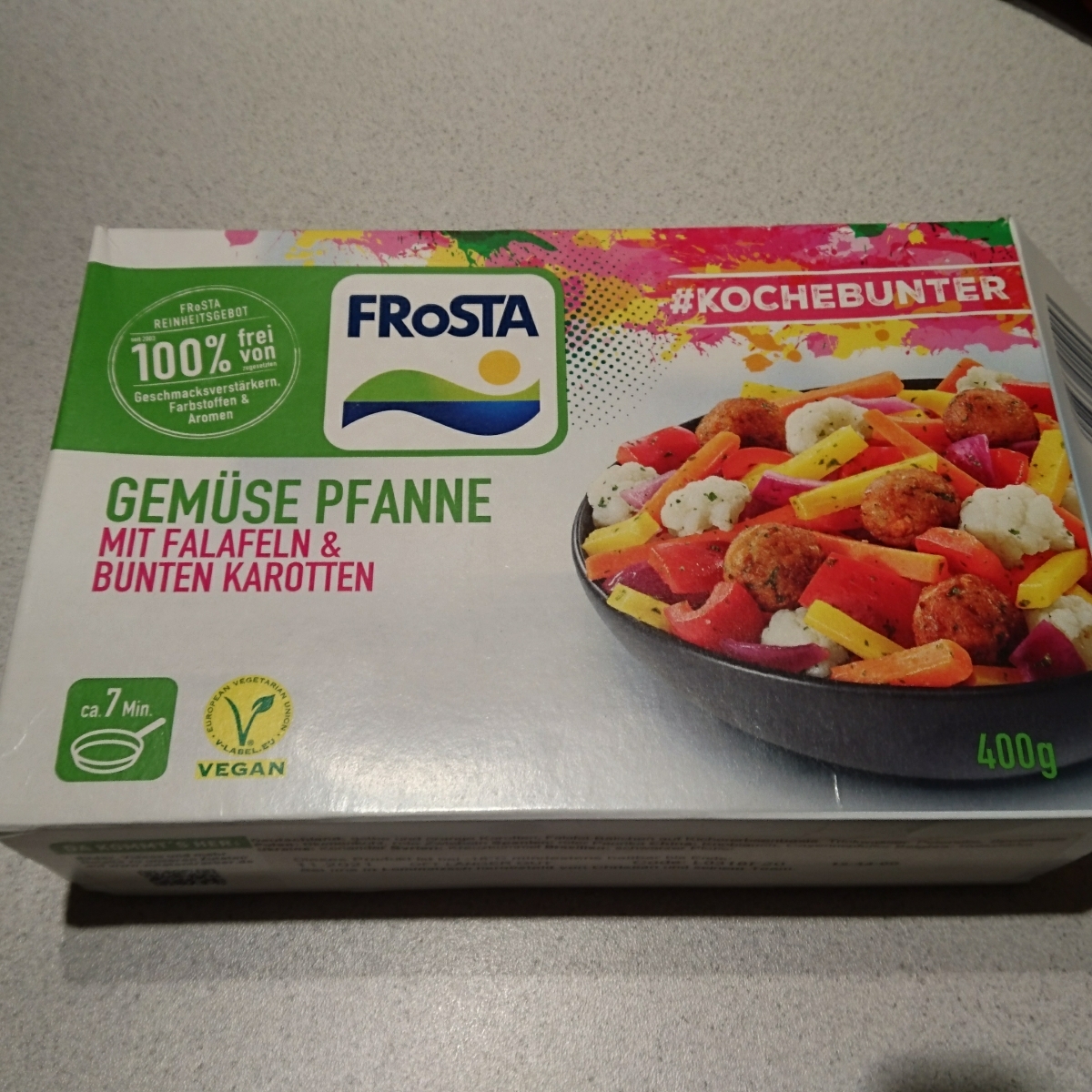 Gemüsepfanne mit Falafel & bunten Karotten from Frosta - Vegan Product ...